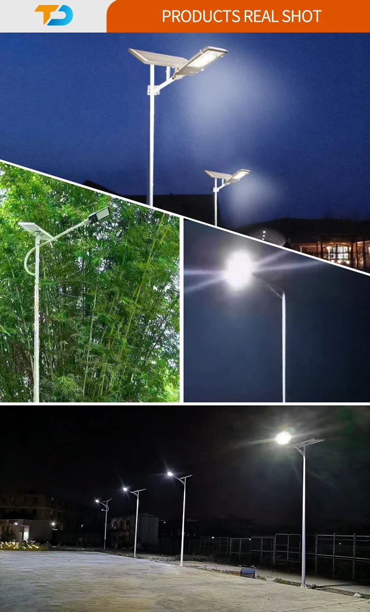 TecDeft Outdoor Street Spotlight Sensor Solar Street Light IP66 ...