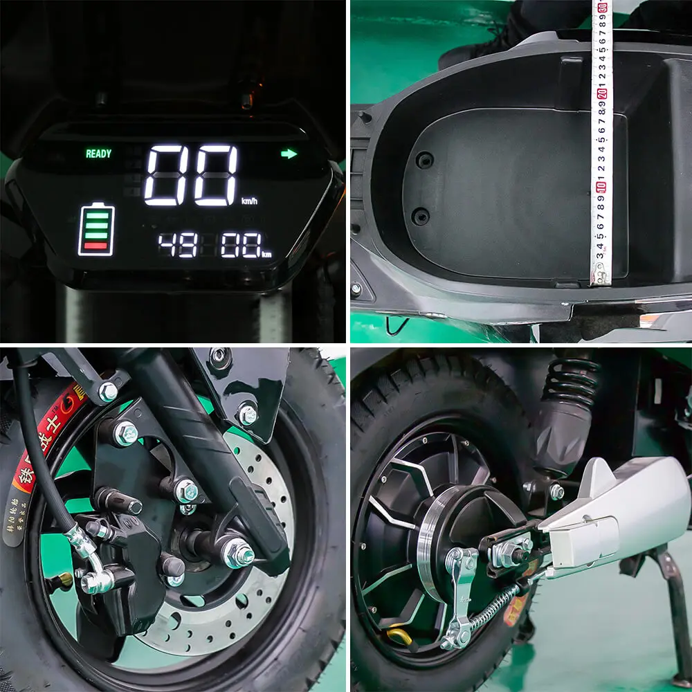 CKD 2 Wheel Adult High Speed Electric Scooter CKD SKD Electric ...