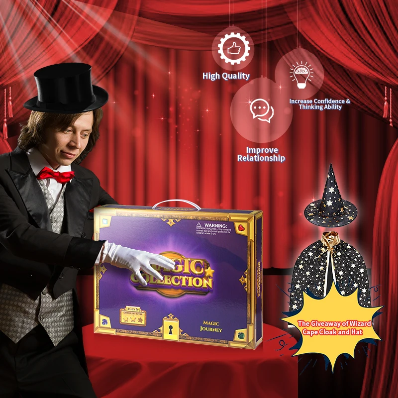 Classic Magic Box Magic Game Learning Toys Set Party Games Street Magic ...