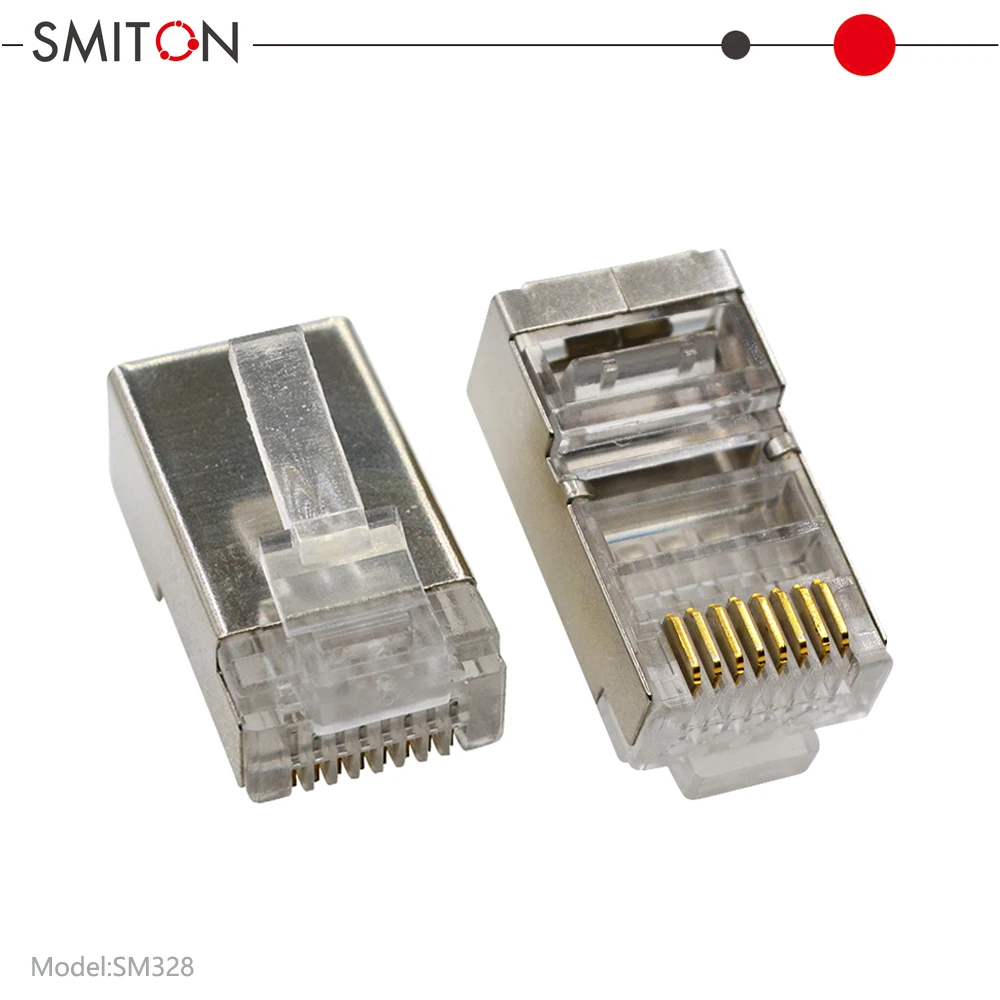 Rj45 Connector Cat6 Shielded Connector 8p8c Cat6 Rj45 Connector For ...