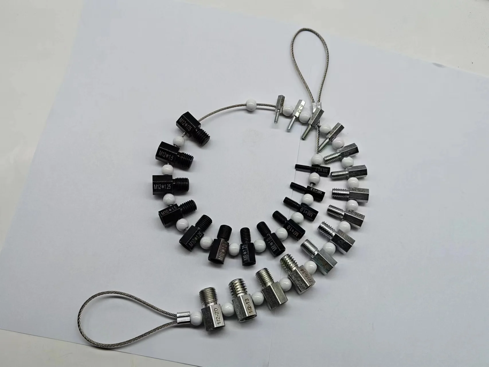 26pc Detachable Wire Loop Design Inch And Metric Sizes Bolt Size And ...