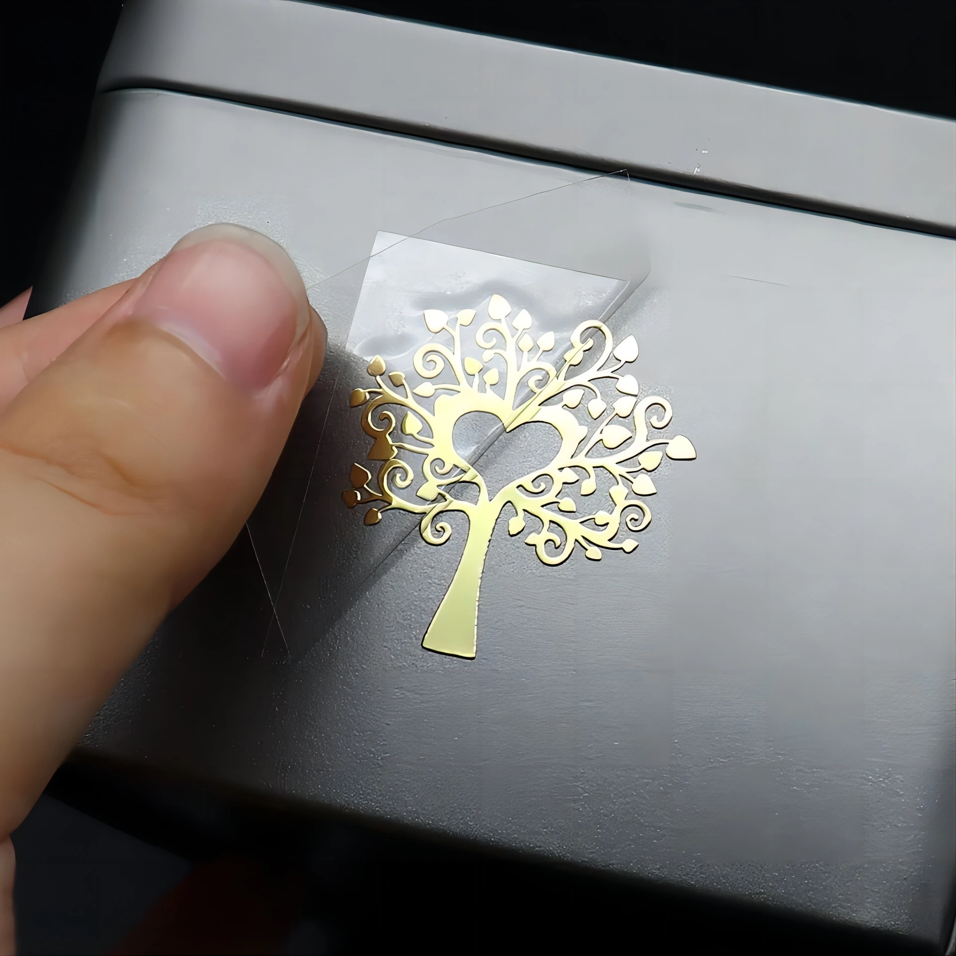 Custom UV Transfer Stickers - Metallic & Embossed