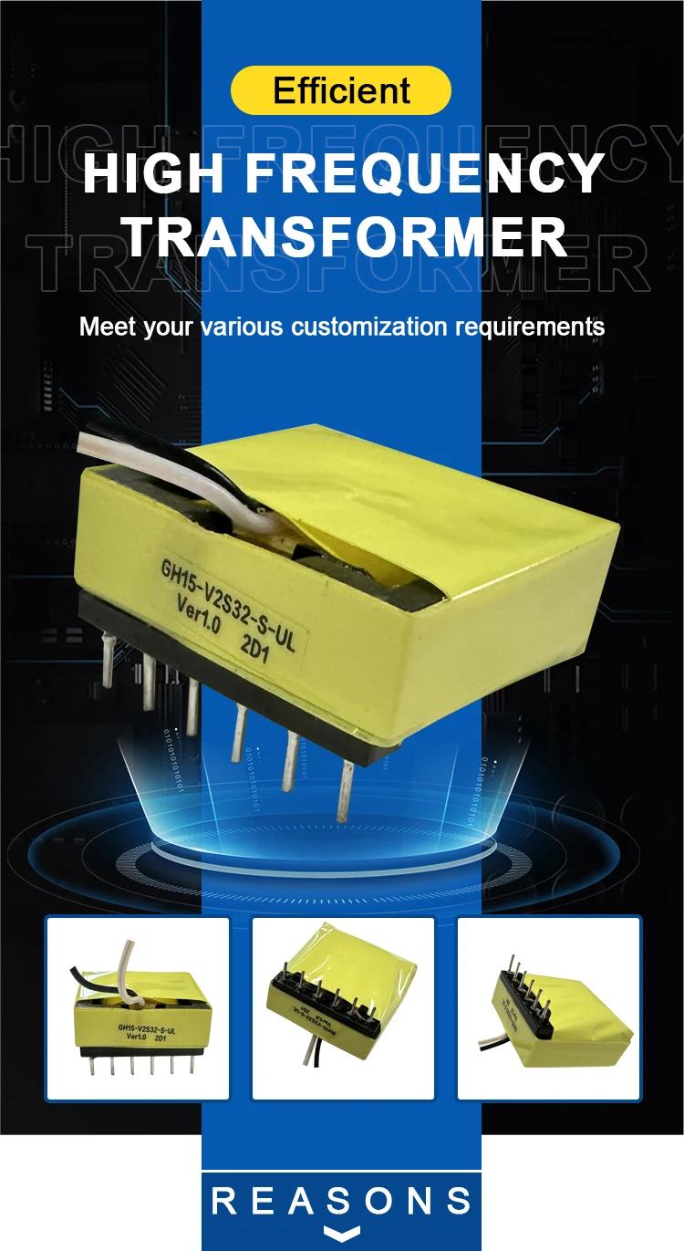 AC Single Phase Step up EFD25 Transformer 24v 220v Pcb Smd Ferrite Core ...
