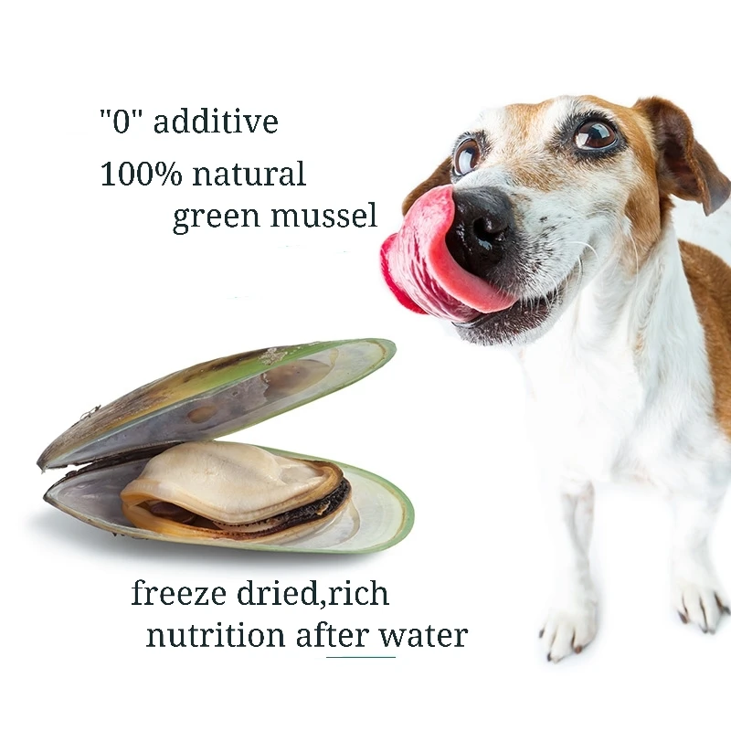 New Zealand Natural Freeze dried Green-Lipped Mussels Gluten-Free Pet ...
