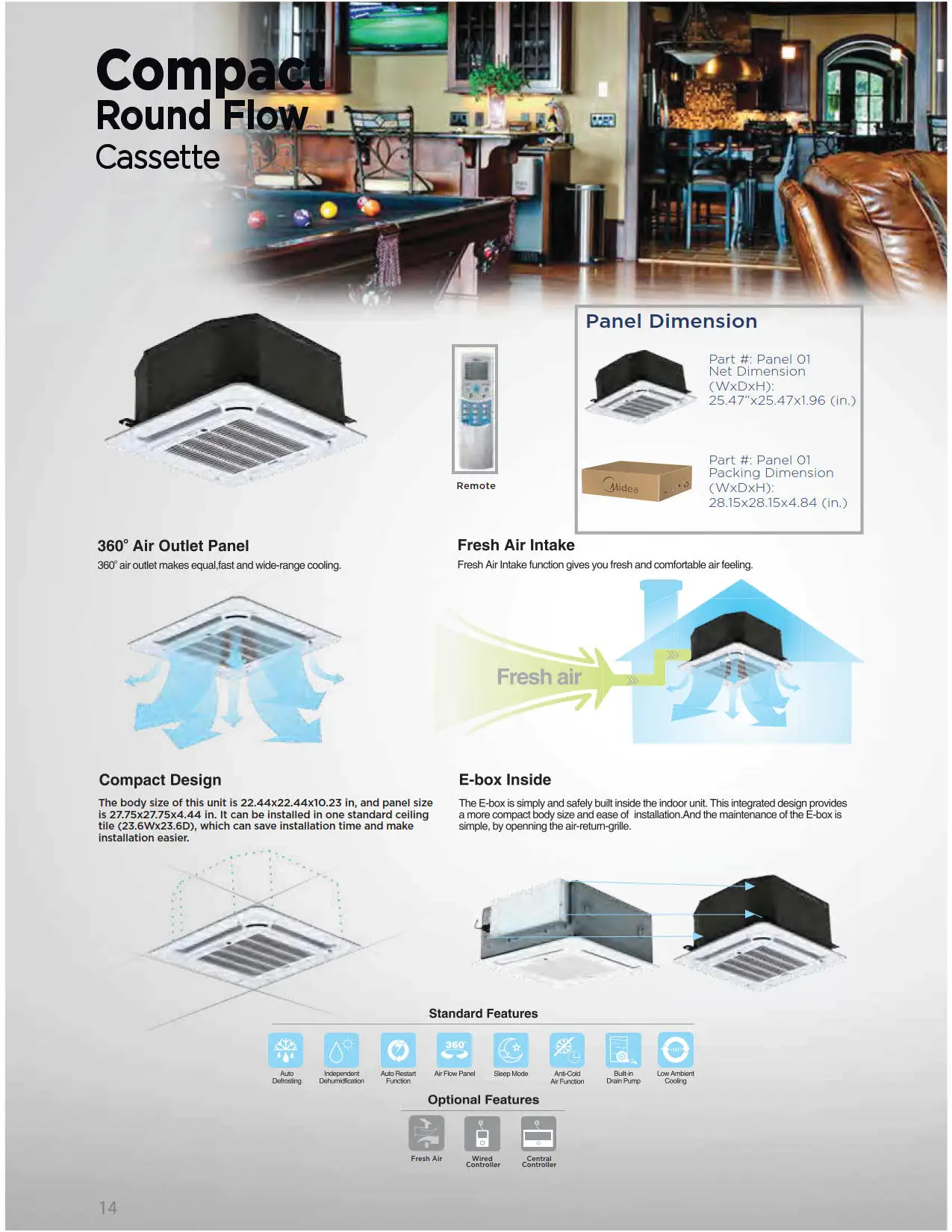 Midea New Pcb For V-multi-connected Split Aircon Inverter Duct ...