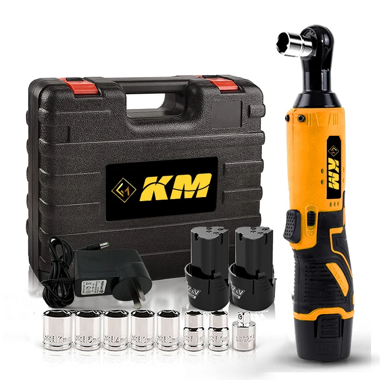 Km Heavy-duty Cordless Electric Ratchet Wrench Adjustable Stainless ...