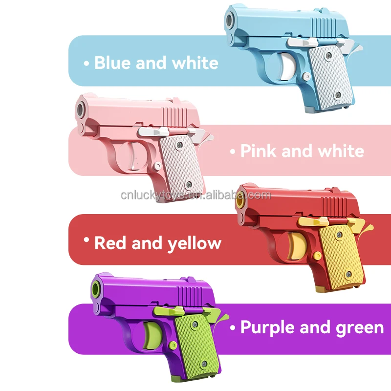 Yq Tiktok 2023 Hot Sell Carrot Guns Mini M1911 Toy Gun 3d Printed ...