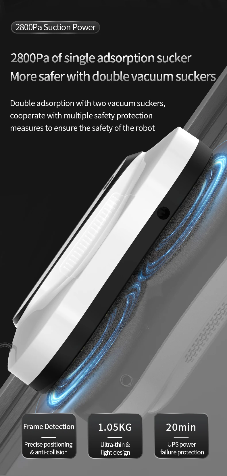 Prossian Robot Window Cleaner Skybot Window Cleaner Robot App Control Robotic Window Cleaner ...