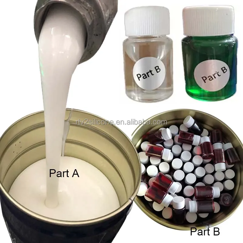 Condensation Cure High Tear Resistant Silicone Rubber For Foundry ...