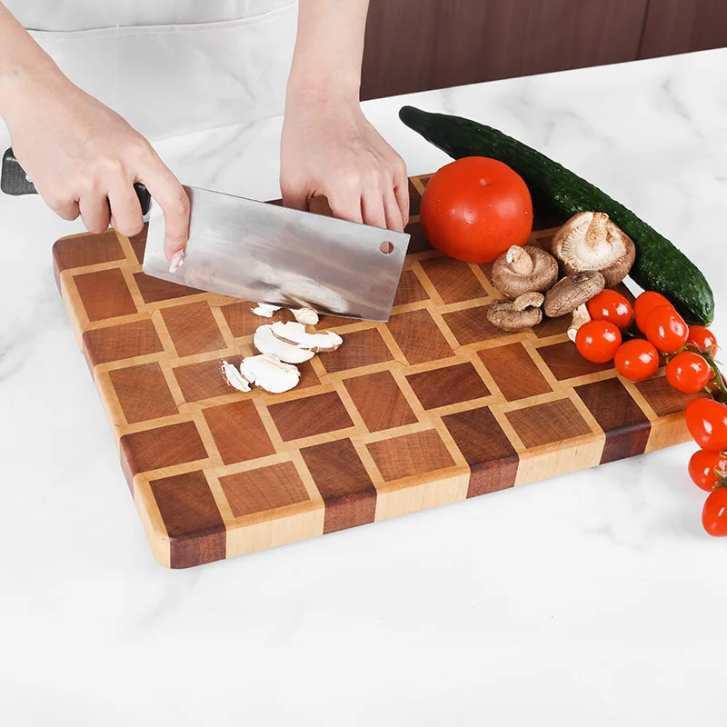 Hq-bamboo Kitchen Chopping Blocks & Acacia Wood Cutting Board With Non ...
