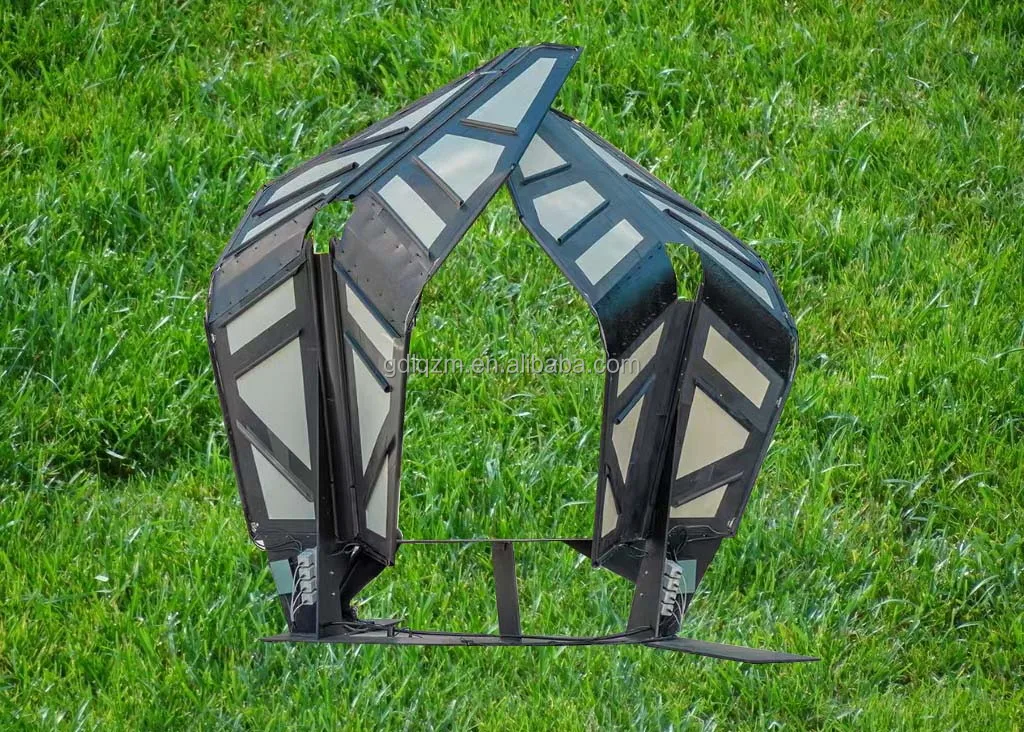 Large Outdoor Metal Structure Shaped Sculpture Landscape Light Park ...