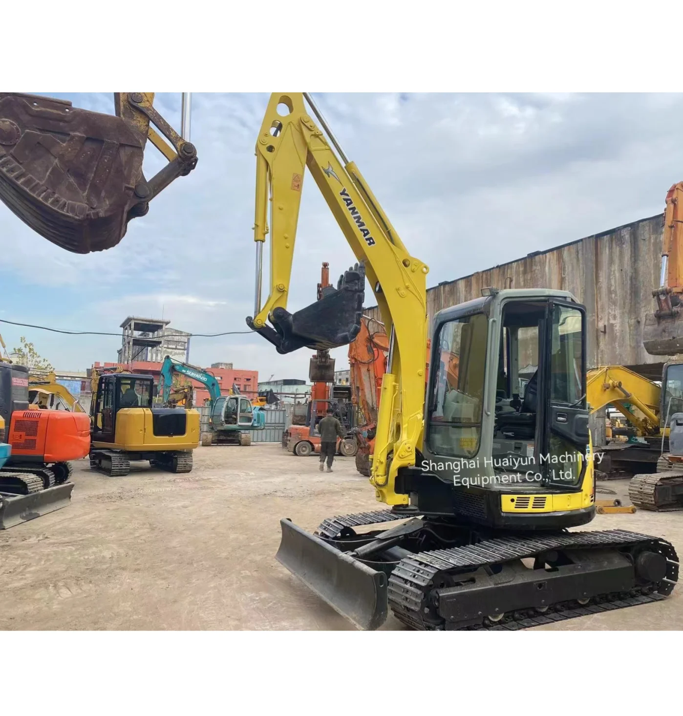 5 Ton Mini Excav Second Hand Machine Hydraulic Track Excavators ...