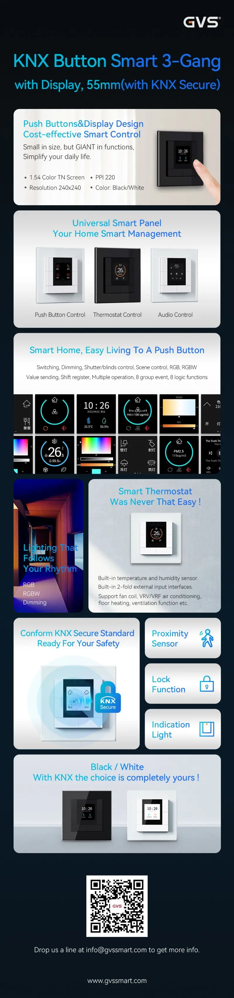 用于智能家居系统的欧洲标准KNX EIB K总线楼宇自动化系统KNX恒温器温度面板55毫米| Alibaba.com