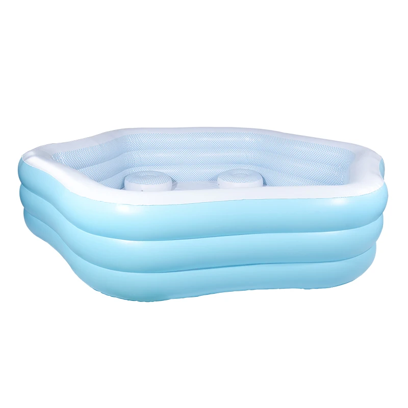 Three Layers Of Hexagons Inflatable Swimming Pool For Kids And Adults ...