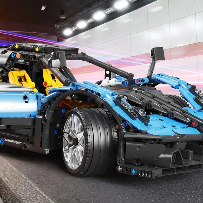 Moc Technology Racing Car Bricks City High-tech Vehicle Sportcar Model ...