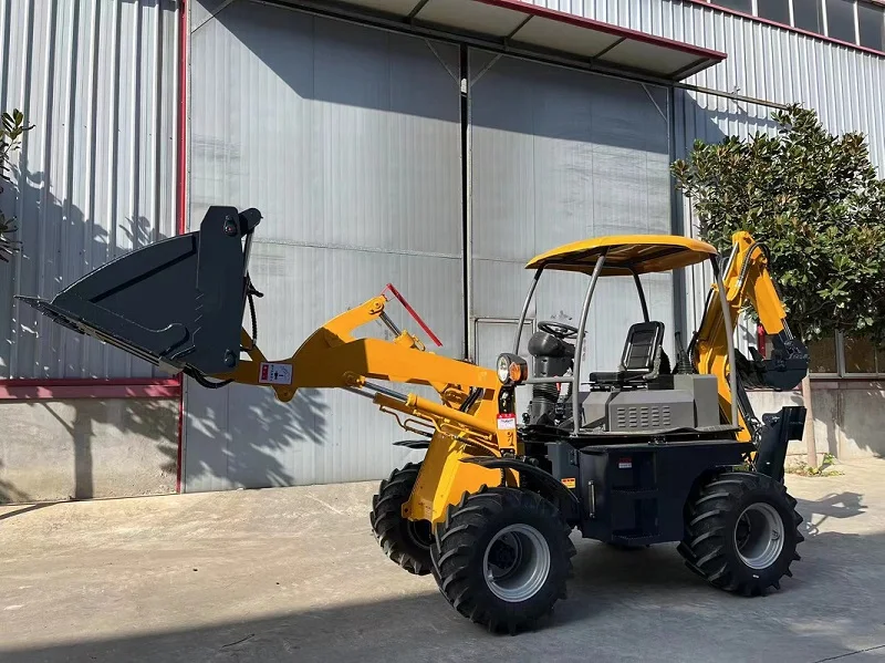 TH10-50 Mini Retroexcavadora Backhoe Loader Mini Towable Backhoe ...