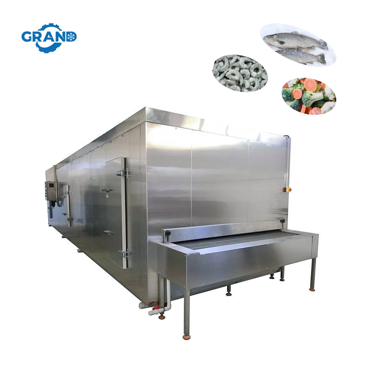 quick tunnel food cryogenic blast freezer/tunnel quick freezing machine ...