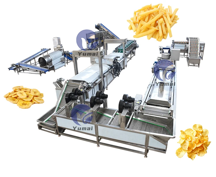 Small Industrial Potato Chips Production Line Used Sweet Potato Chips ...