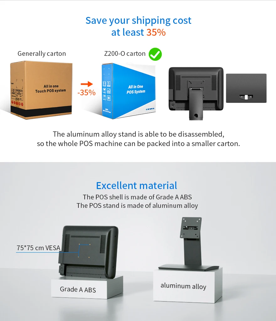 15 Inch I5 Pos System For Retail System Point Of Sale Touch Screen Pos ...