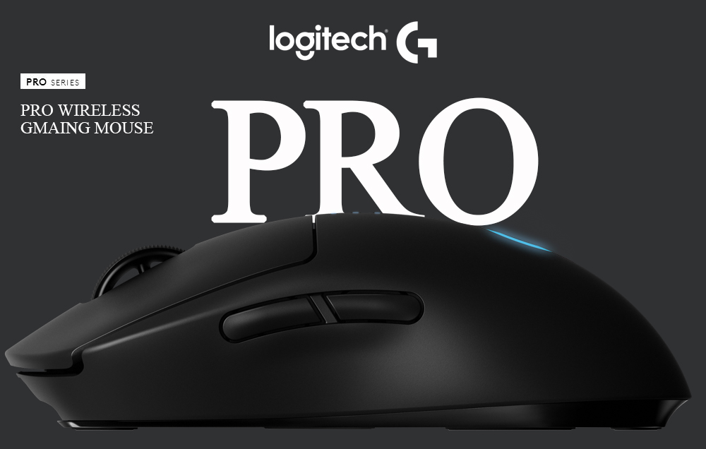 Logitech G PRO Wireless Mouse - 16000 DPI & RGB Dual Mode