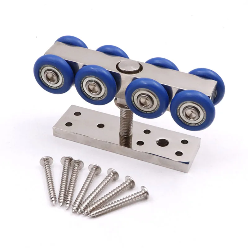 Custom Suspended Synthetic Eight Wheel Alloy Sliding Door Roller ...