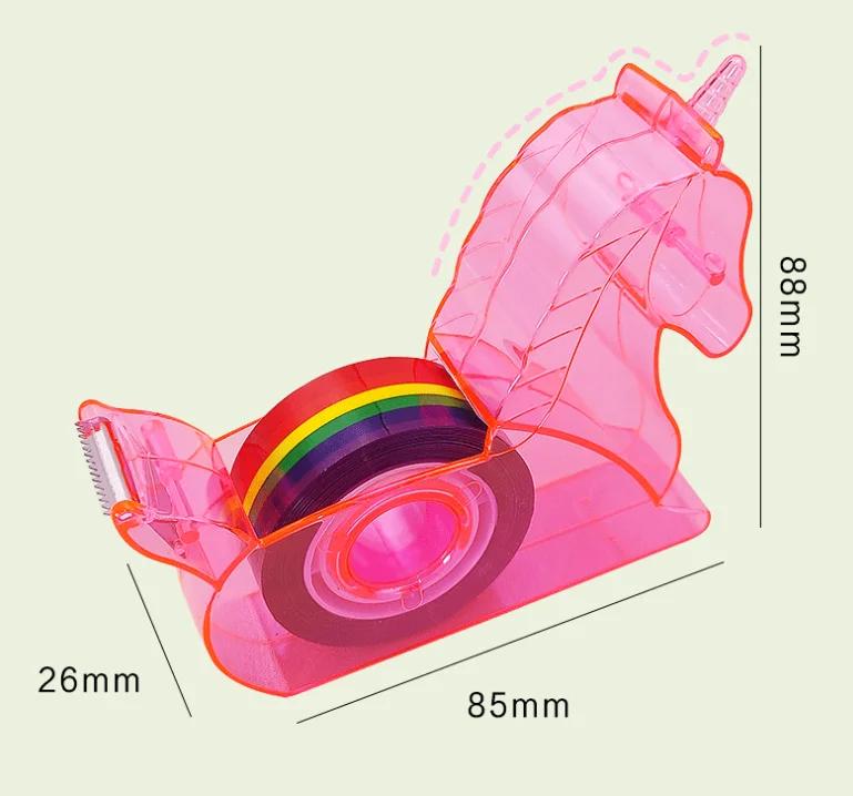 Cute Tape Dispenser Cartoon Tape Cutter Holder Suitable For Standard ...
