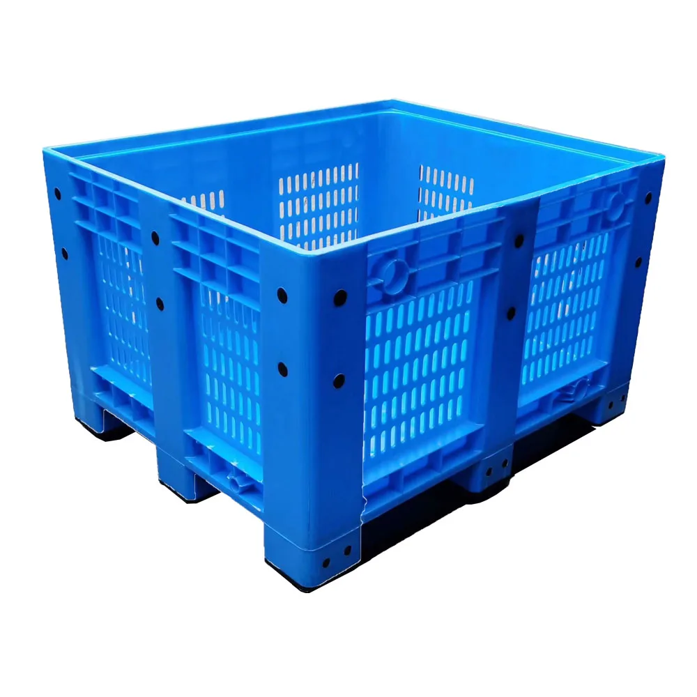 Alibaba.com: Heavy Duty Plastic Pallet Container with Wheels, Stackable ...
