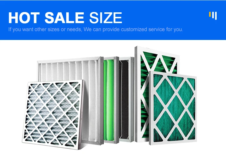 20x25x2 Hvac Air Filter Cardboard Pleated Panel Ac Furnace Pre Filter ...