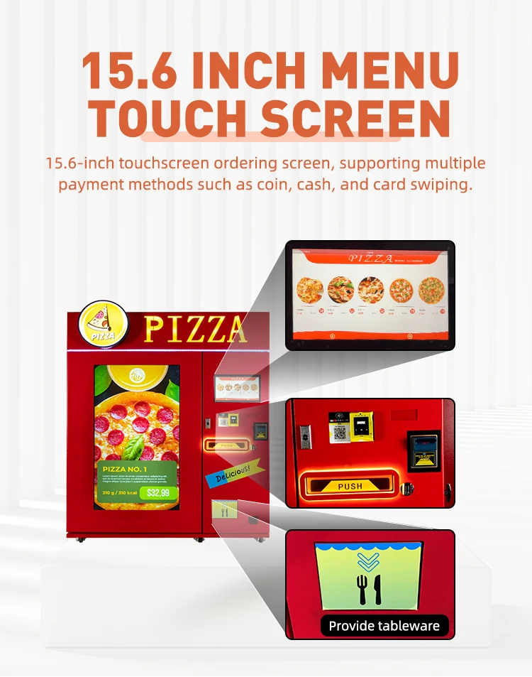 Robot Pizza Vending Machine - Fast Food Fully Automatic