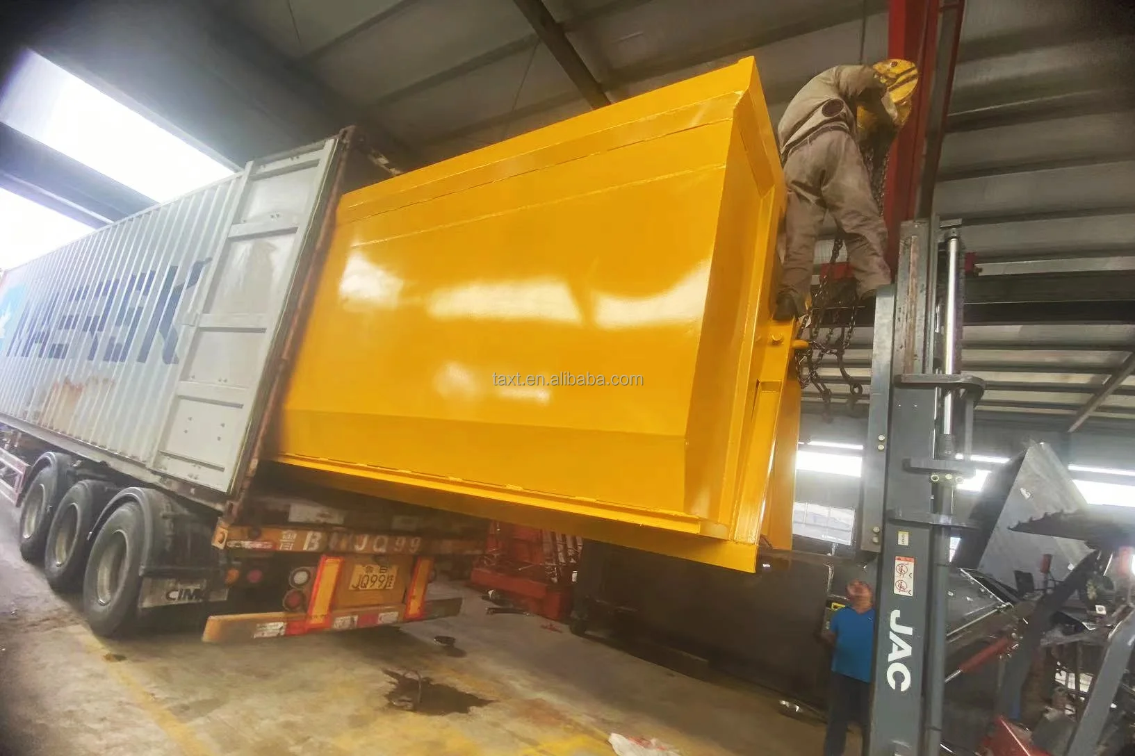Cheap Rolling Dumpster Dustbin Hook Lift Container Rolling Dumpster ...