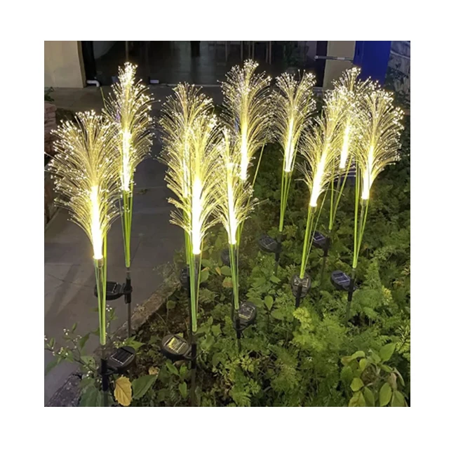 Christmas Decorations Led Solar Fairy Reed Lights Solar Garden Stake ...
