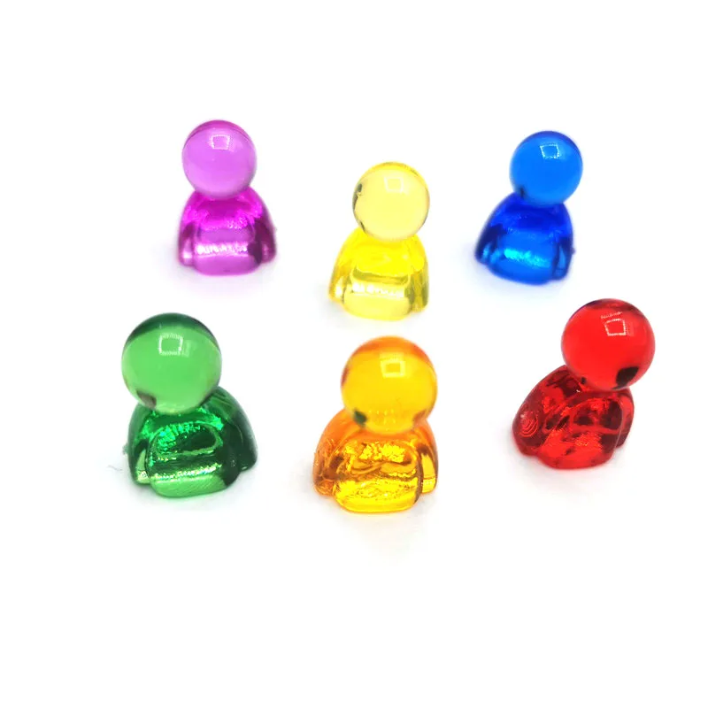 wholesale 23mm Translucent acrylic pieces Cartoon Figure children's toy ...