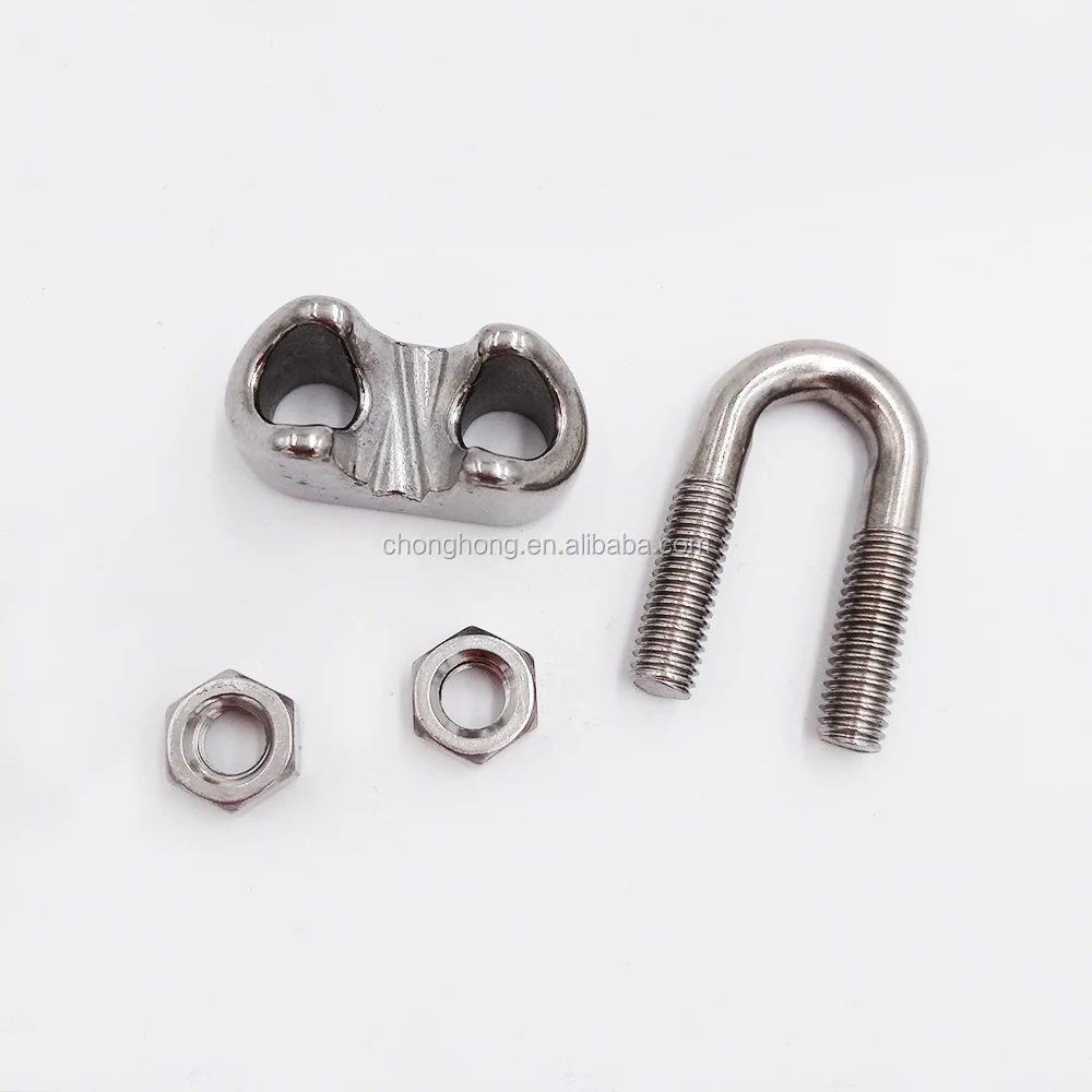 M3 To M60 Wire Rope Clamp High Polished Wire Rope Clip With Groove ...