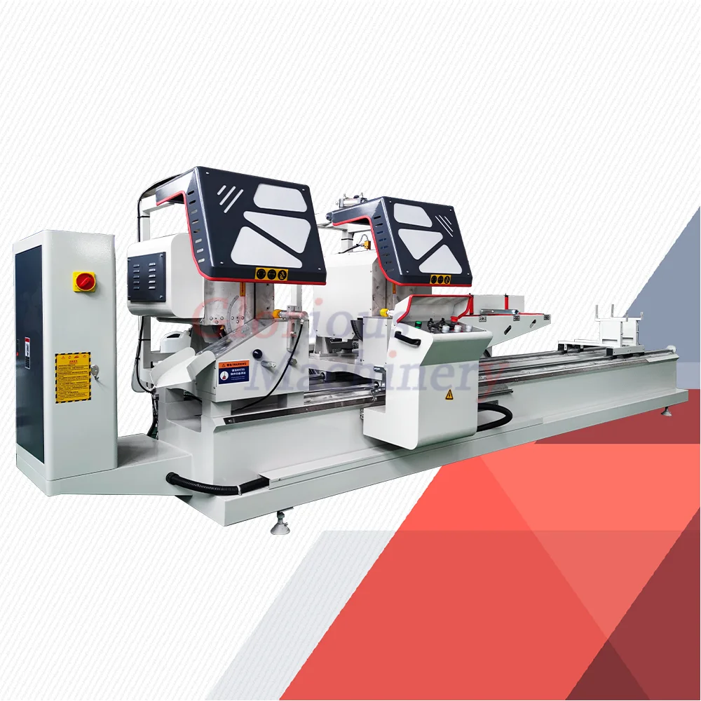 2-head Upvc Profile Window Frame Mitre Saw Machine Manufacturing Plant ...