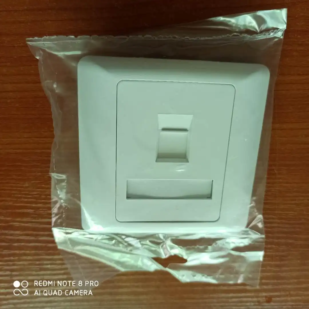 Rj11 Rj45 Faceplate Wall Socket Wallplate Face Plate 1-port 2-port 4 ...