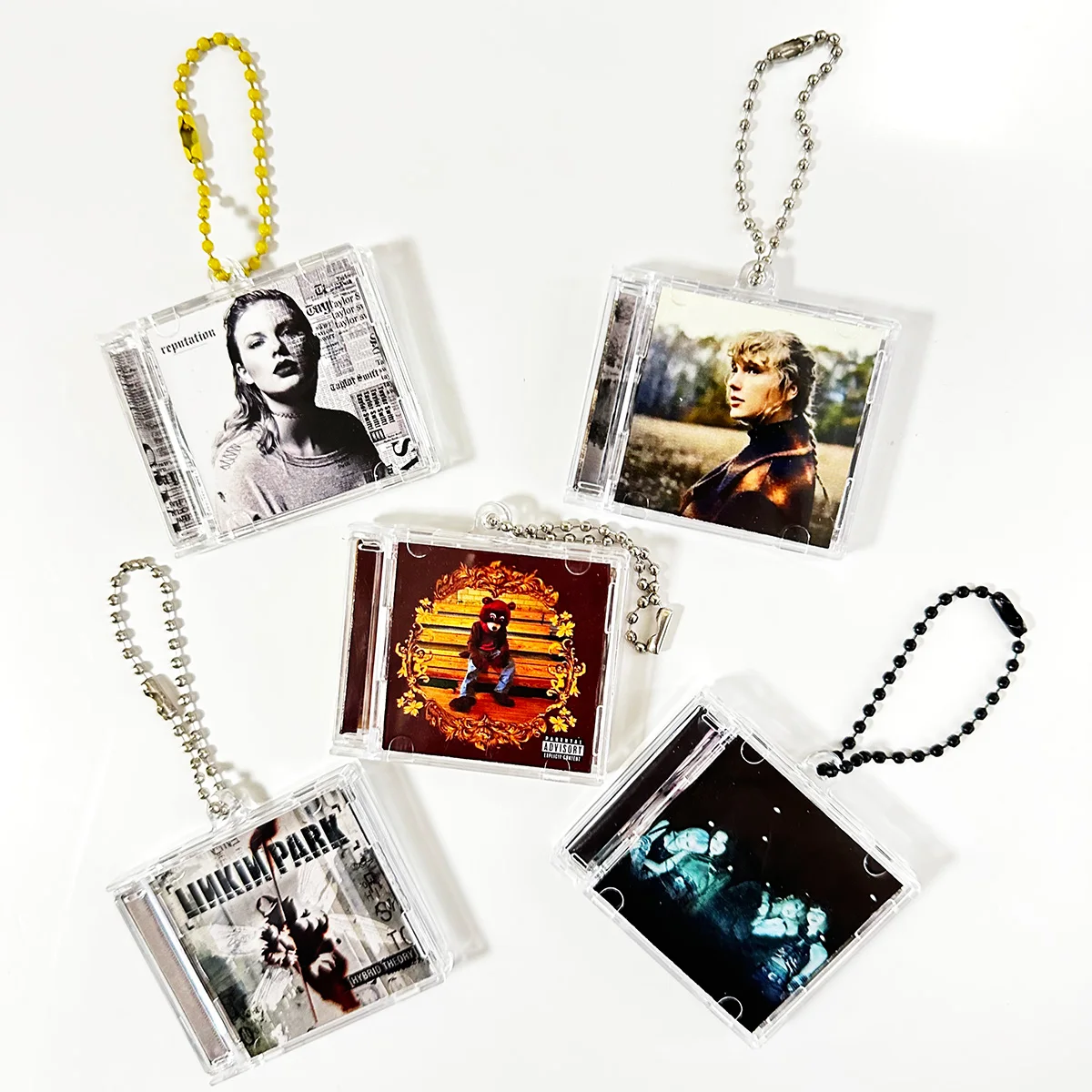 Taylor Keychain - Customizable Acrylic CD Case with RFID