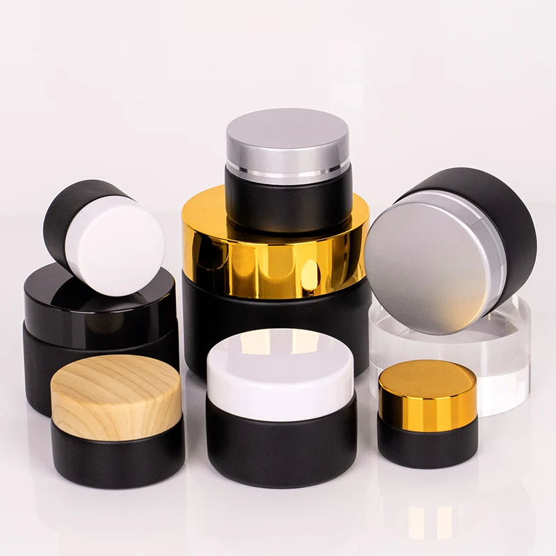 1oz 2 Oz 4 Oz Cosmetic Frosted Glass Eye Cream Container