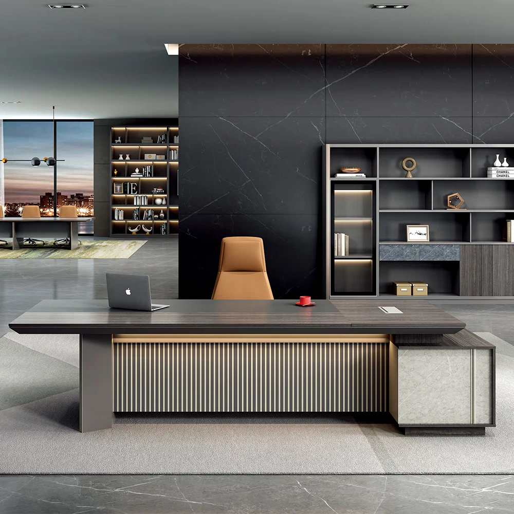 Modern Ceo Office Desk Director Executive Table Wooden Table Luxury ...
