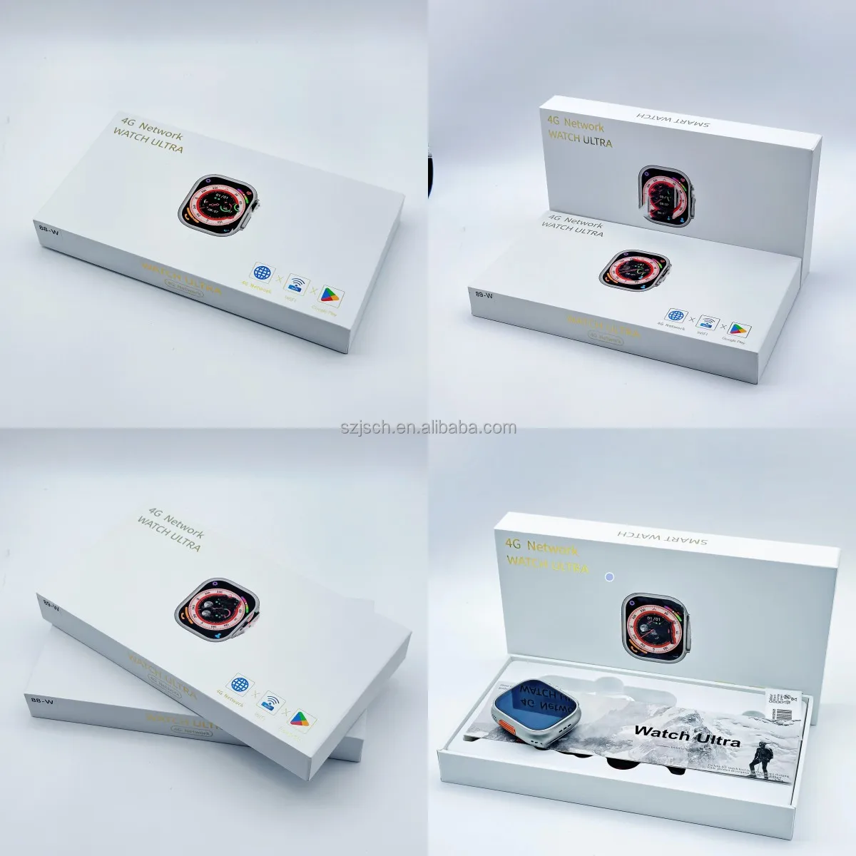 New 2023 4g Smart Watch Dw89 Dw88 Ultra Nfc Smart Watch Gps Inserted ...