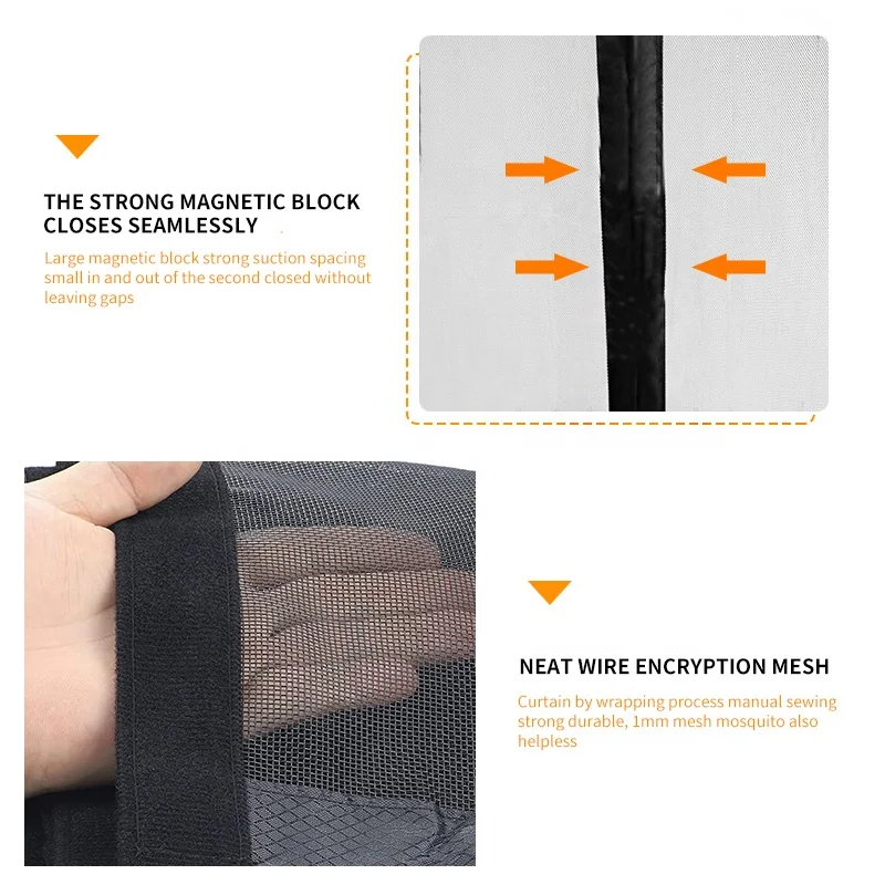 Magnetic Fiberglass Screen Door Mesh - Durable & Efficient
