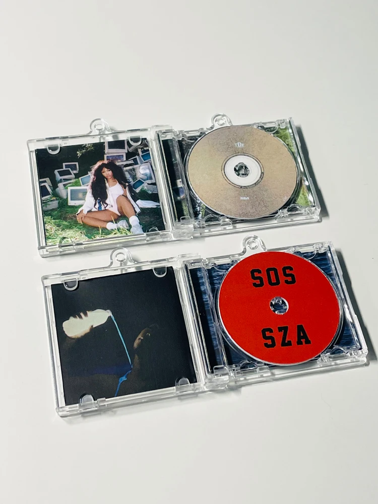 Hinchee Kpop Charm SZA SOS Ctr_l Mini Album Record Pendant