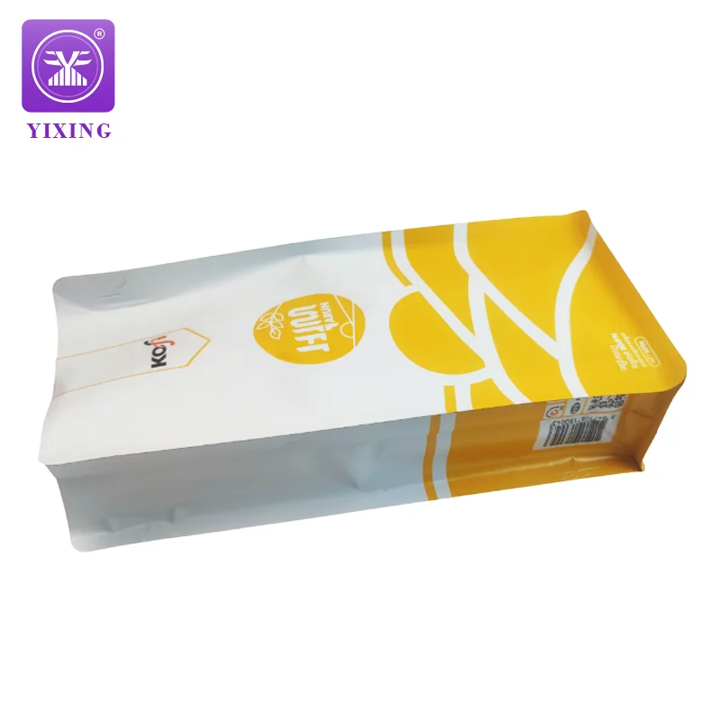 宜兴500g Logo定制食品包装八面密封袋塑料袋 - Buy 塑料平底袋,食品包装袋,食品包装铝塑袋 Product on Alibaba.com