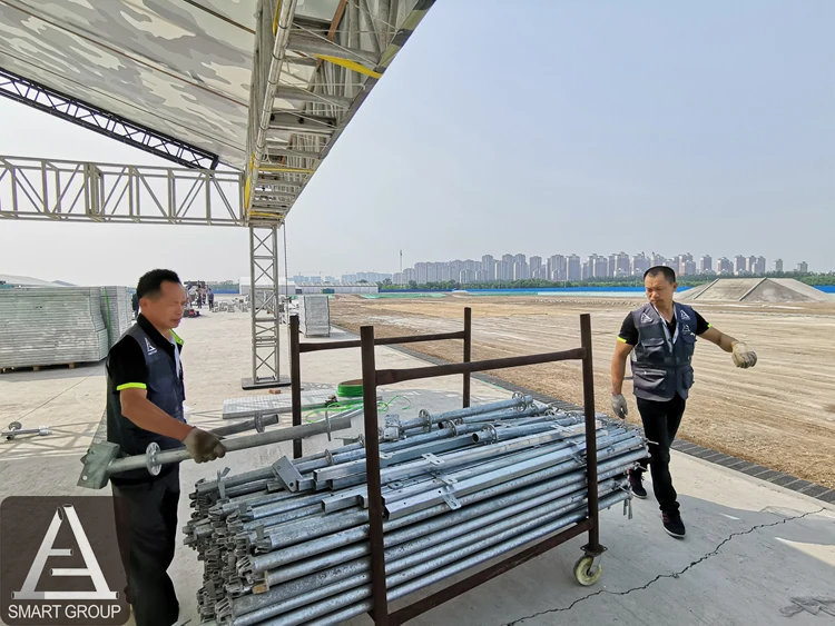 6 Rows Scaffolding Grandstand - Durable & Versatile Seats