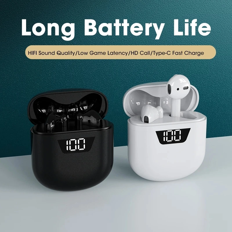 2022 Factory Wireless True Wireless Earbuds J55 in Ear Mini TWS V5.0