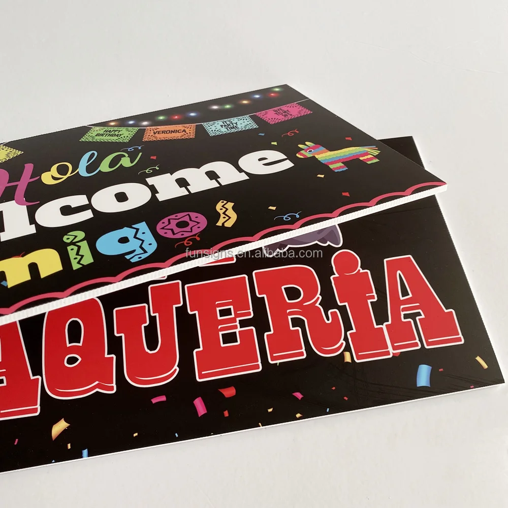 Custom Print and Die Cut Forex Sign PVC Foam Board UV Printing