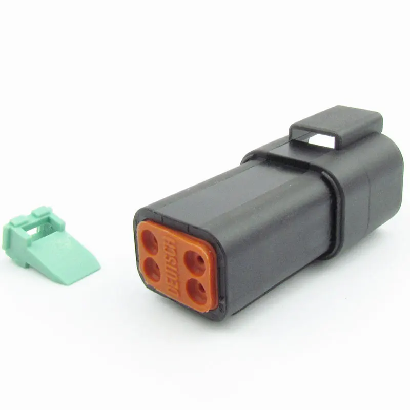 Dt 4 Way Male Female Dt06-4s Dt04-4p Black Waterproof Auto Wire Connectors - Buy Dt 4 Pin Female ...