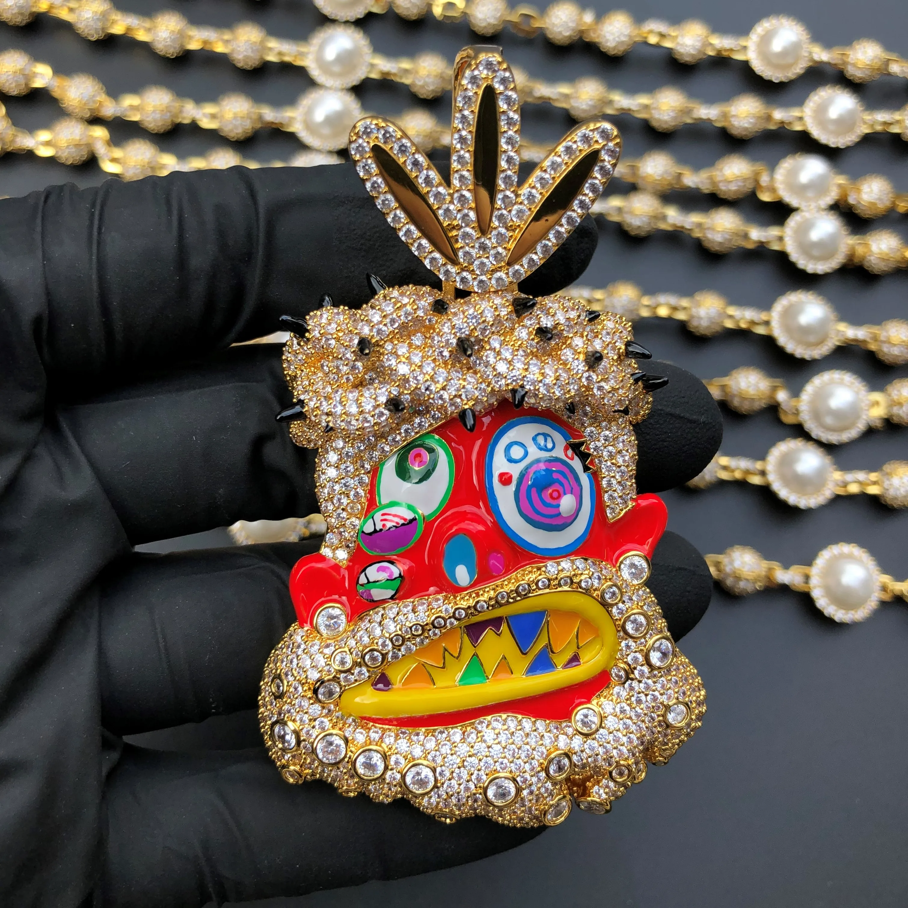 Customized Travis Scott Iced Out Jesus Pendant in 925 Sterling Silver ...