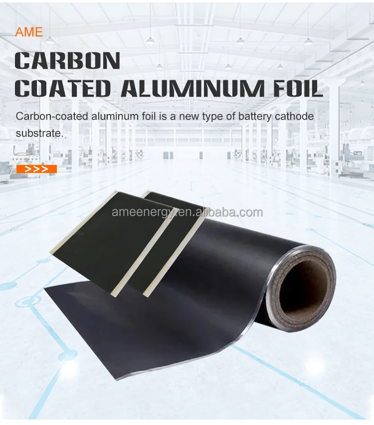 Lithium Ion Battery Research Materials Carbon Coated Aluminum Foil