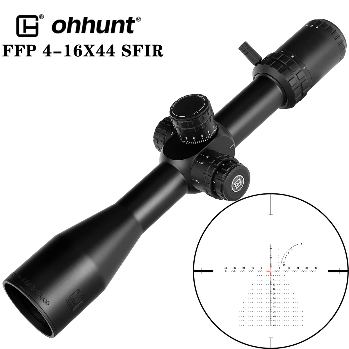Ohhunt OEM First Focal Plane Optics - 4-16X44 SFIR Scope