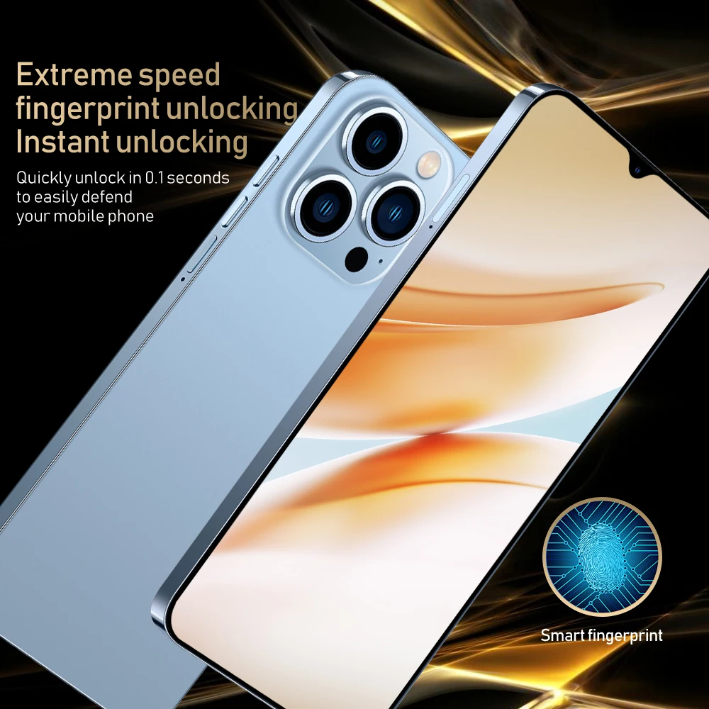 Popular New I13 Pro Max 6.7 "12gb+512gb Original 5g Smart Phone Android ...